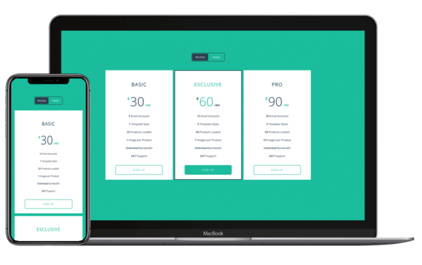 Responsive Flip Pricing Table : Free Download